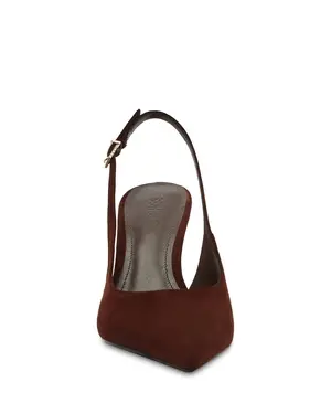 Schutz Alicia Slingback Pumps - Root Brown