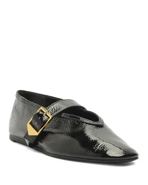 Women's Schutz Black Flats