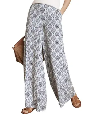 Mint Velvet Printed Wide Leg Trousers
