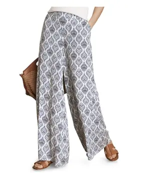 Mint Velvet Printed Wide Leg Trousers