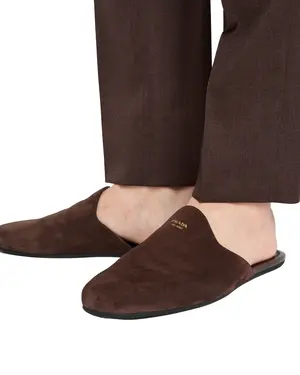 Prada Suede Mules
