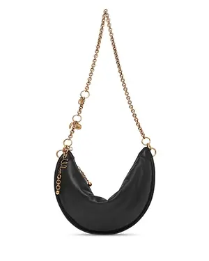 Chloé Icons Leather Halfmoon Bag - Black