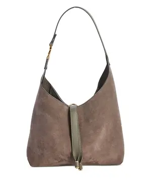 Hobo Bags with Leather Trim