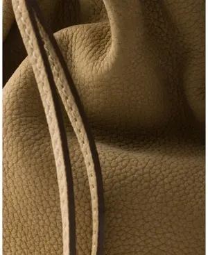 Prada Large Convertible Suede Shoulder Handbag - Neutral