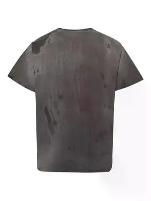 RENSUKE TOKYO Logo-print Cotton T-shirt - Grey