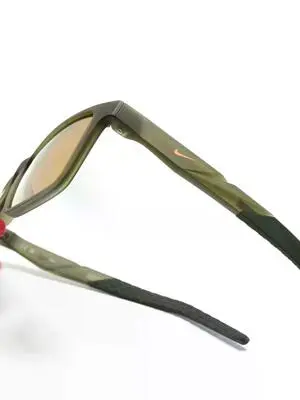 Nike Radeon 1 M Rectangle-frame Sunglasses - Brown