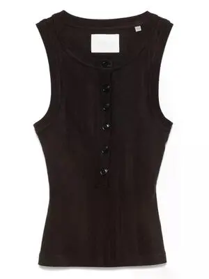 Citizens Of Humanity Button-front Ribbed Tank Top