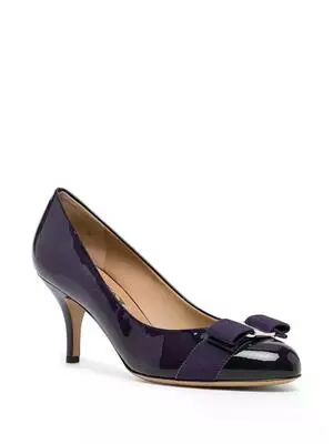 FERRAGAMO Carla 70 Pumps - Purple