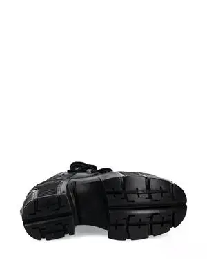 NEW ROCK 120mm Buckle-strap Platform Boots
