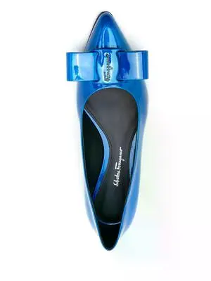 FERRAGAMO Viva Ballet Flats - Blue