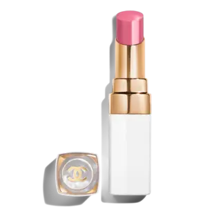 Chanel Rouge Coco Baume Shine Hydrating Beautifying Tinted Lip Balm Buildable Color Blushing Pink