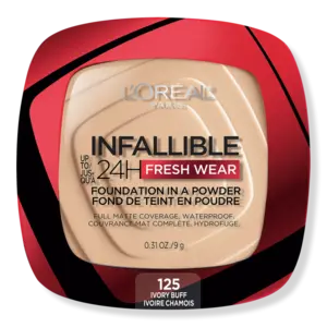 L'OREAL Infallible 24h Fresh Wear Foundation In A Powder - 125 Ivory Buff