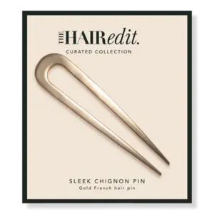 THE HAIR EDIT Sleek Chignon Pin - Gold