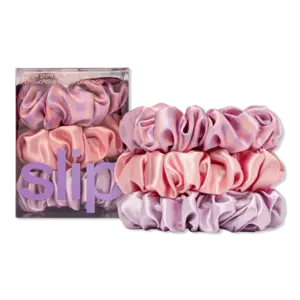 Slip Pure Silk Large Scrunchies - Belleflower