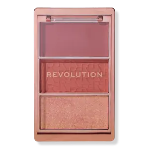 REVOLUTION BEAUTY Blush Icon Palette - Aura Points Rose