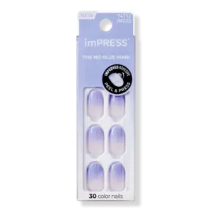 Kiss Impress Color Short Press-on Manicure Nails - Friendzone