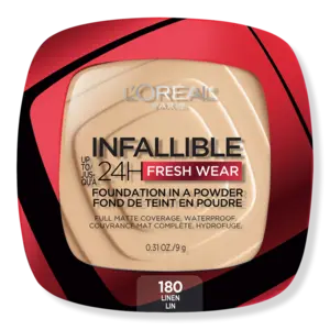 L'OREAL Infallible 24h Fresh Wear Foundation In A Powder - 180 Linen