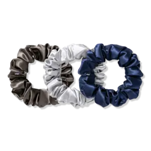 Slip Pure Silk Large Scrunchies - Midnight