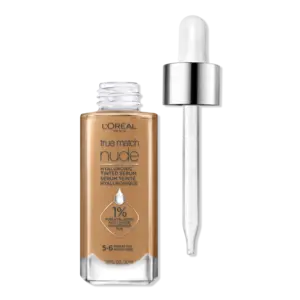 L'OREAL PARIS True Match Nude Hyaluronic Tinted Serum - 5-6 Medium Tan