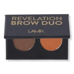 LAMIK BEAUTY Revelation Brow Duo - Dark Brown/significance