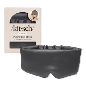 KITSCH Satin Pillow Sleeping Eye Mask - Charcoal