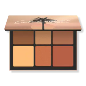 Smashbox Cali Contour Blush, Highlighter, & Bronzer Face Palette Medium/dark