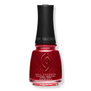 CHINA GLAZE Mega Pigment Nail Lacquer, Glitters - Ruby Pumps