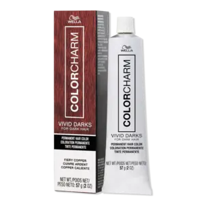 WELLA Colorcharm Vivid Darks Permanent Cream Hair Color - Fiery Copper