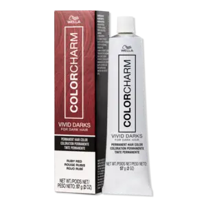 WELLA Colorcharm Vivid Darks Permanent Cream Hair Color - Ruby Red