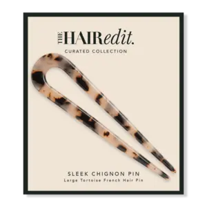THE HAIR EDIT Sleek Chignon Pin - Tortoise