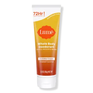 LUME Whole Body Deodorant Invisible Cream Tube Toasted Coconut - One-color