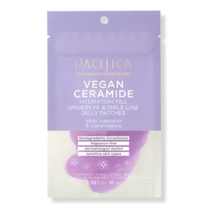 PACIFICA Vegan Ceramide Hydration Under Eye & Smile Line Jelly Patches - One-color