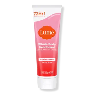 LUME Whole Body Deodorant Invisible Cream Tube Peony Rose - One-color