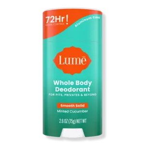 LUME Whole Body Deodorant Smooth Solid Minted Cucumber - One-color