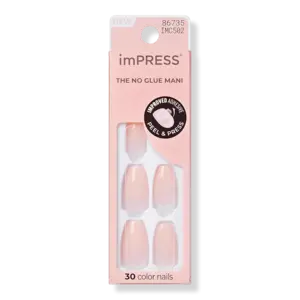 Kiss Impress Color Medium Coffin Press On Nails - Serendipity