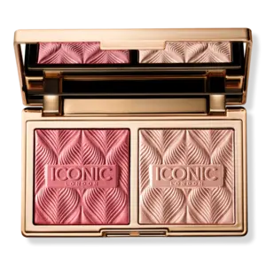 ICONIC LONDON Silk Glow Duo Blush & Highlight Gel-powders - Rose Glow