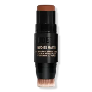 NUDESTIX Nudies Matte All Over Face Bronze Color Deep Maple, Eh
