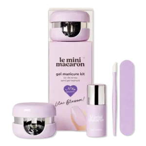 LE MINI MACARON 1-step Diy Glossy Gel Manicure Kit Lilac Blossom