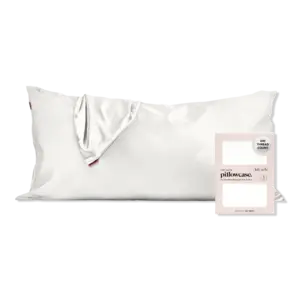 KITSCH Satin King Pillowcase - Ivory