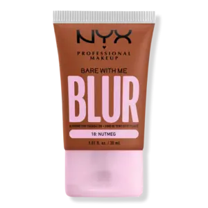NYX PROFESSIONAL MAKEUP Bare With Me Blur Tint Soft Matte Foundation 18: Nutmeg