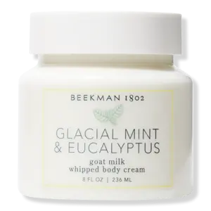 BEEKMAN 1802 Goat Milk Whipped Body Cream Glacial Mint & Eucalyptus - One-color