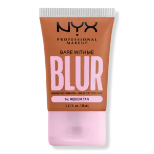 NYX PROFESSIONAL MAKEUP Bare With Me Blur Tint Soft Matte Foundation - 14: Medium Tan