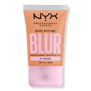 NYX PROFESSIONAL MAKEUP Bare With Me Blur Tint Soft Matte Foundation - 07: Golden
