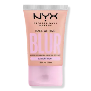 NYX PROFESSIONAL MAKEUP Bare With Me Blur Tint Soft Matte Foundation - 03: Light Ivory