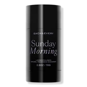 EACH & EVERY Sunday Morning Lavender & Lemon Aluminum-free Natural Fragrance Deodorant - One-color