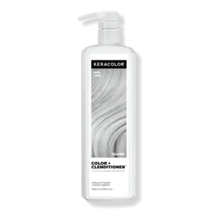KERACOLOR Color + Clenditioner Liter - Silver
