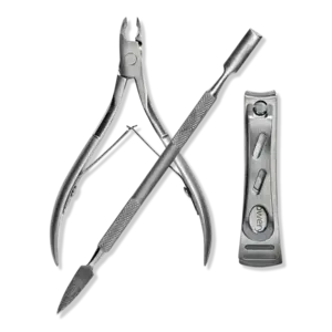 FLOWERY Pro Manicure Kit Clip, Trim & Clean - One-color