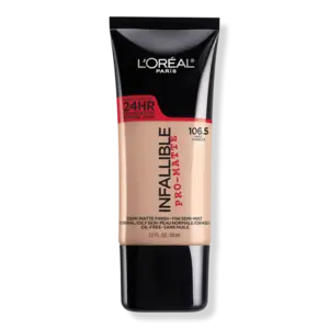 L'OREAL Infallible Pro-matte Liquid Longwear Foundation 106.5 Shell