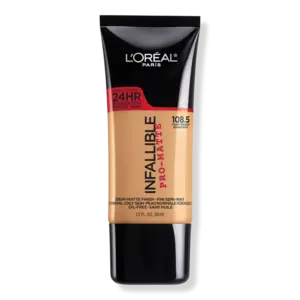 L'OREAL Infallible Pro-matte Liquid Longwear Foundation - 108.5 Honey Bisque