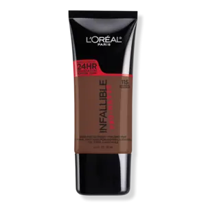 L'OREAL Infallible Pro-matte Liquid Longwear Foundation - 115 Rich Ebony